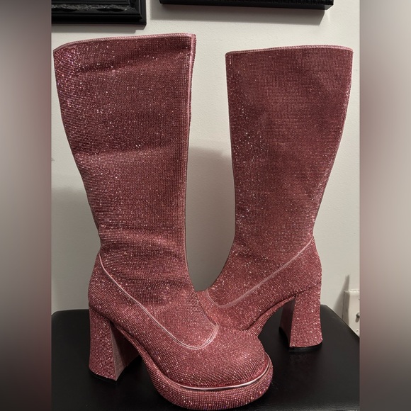 Dolls Kill | Shoes | Nwob Dolls Kill Sugar Thrillz Pink Bling It Up ...